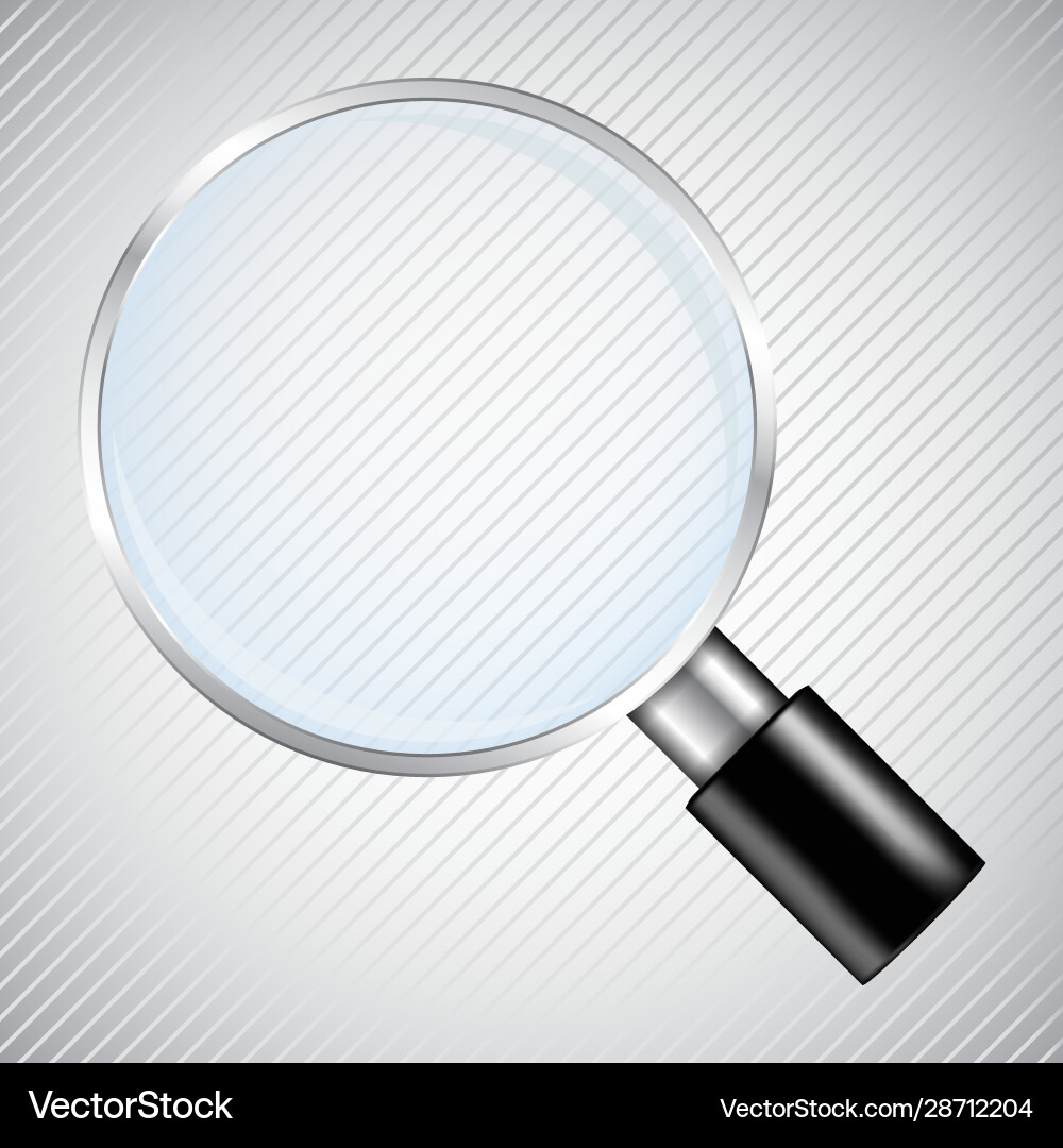 Magnifying glass Royalty Free Vector Image - VectorStock
