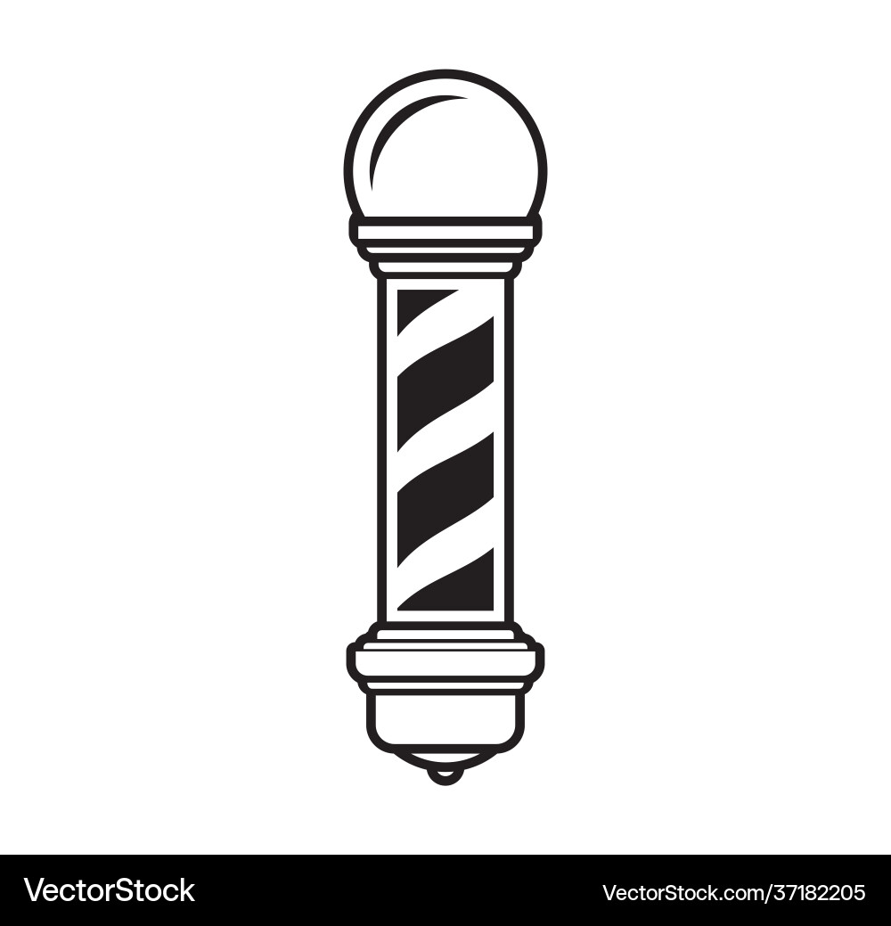 Barber shop sign Royalty Free Vector Image - VectorStock