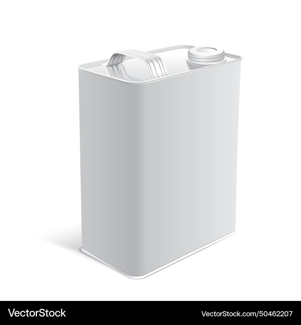 Liquid container can Royalty Free Vector Image