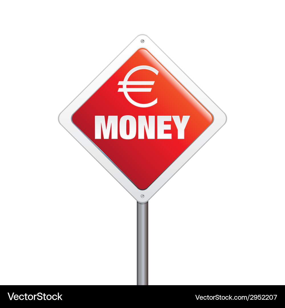 Us dollar money sign Royalty Free Vector Image