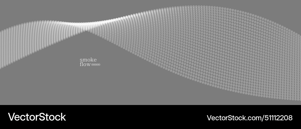 Abstract background with wave of flowing Vector Image