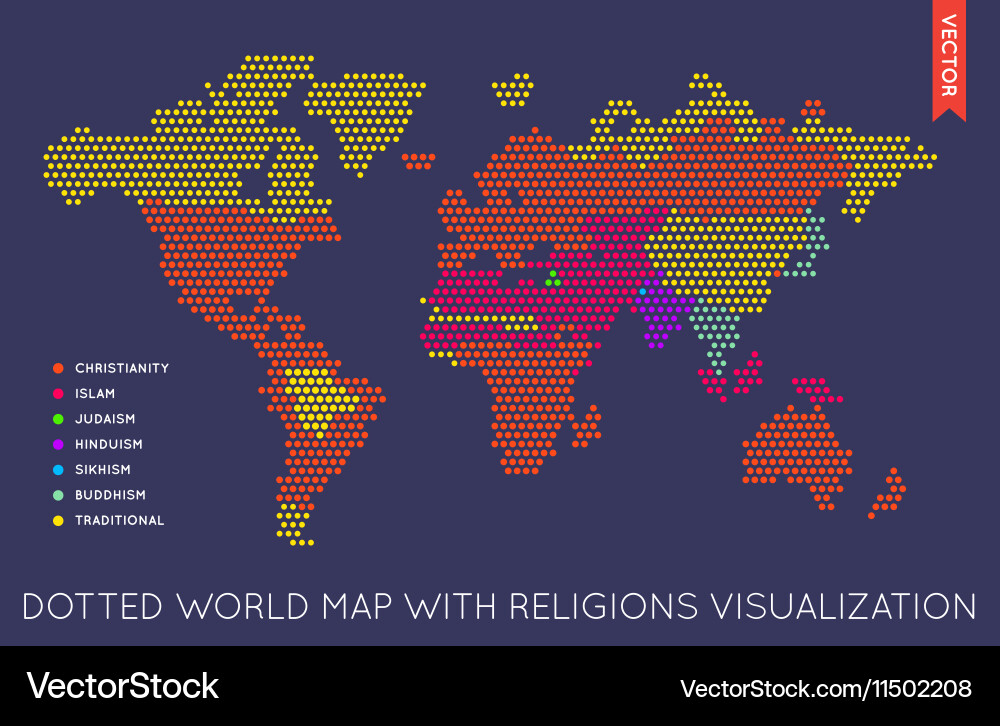 Flat world map infographic Royalty Free Vector Image