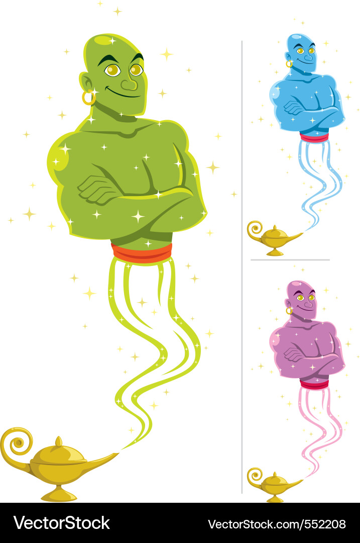 Genie Royalty Free Vector Image - VectorStock