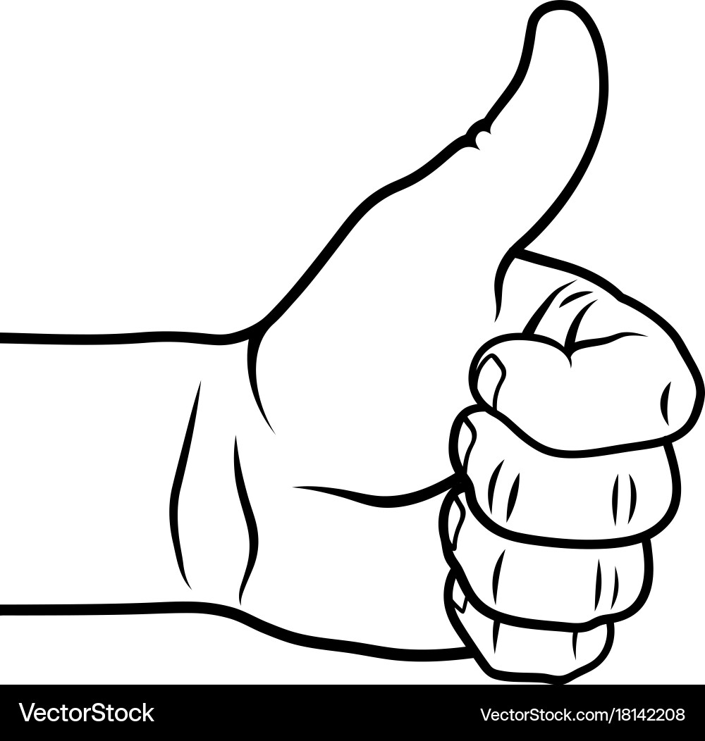Hand 001 Royalty Free Vector Image - VectorStock