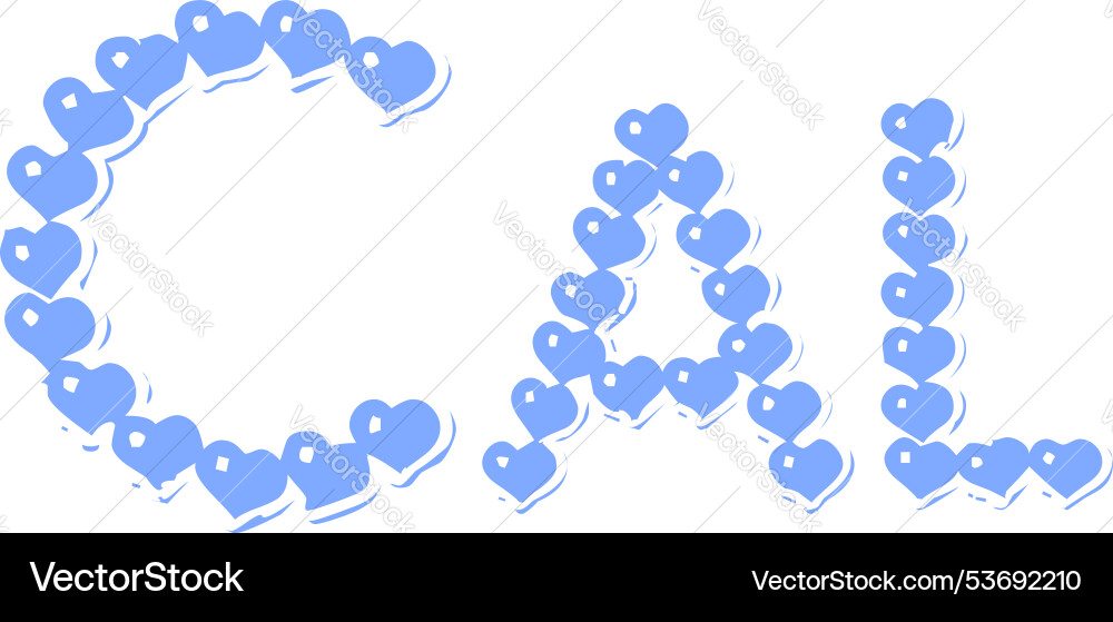 Cal Royalty Free Vector Image - VectorStock