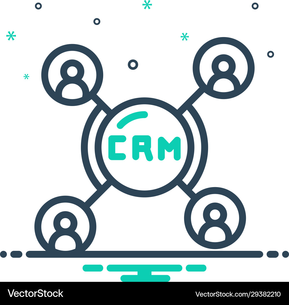 Crm Royalty Free Vector Image - VectorStock