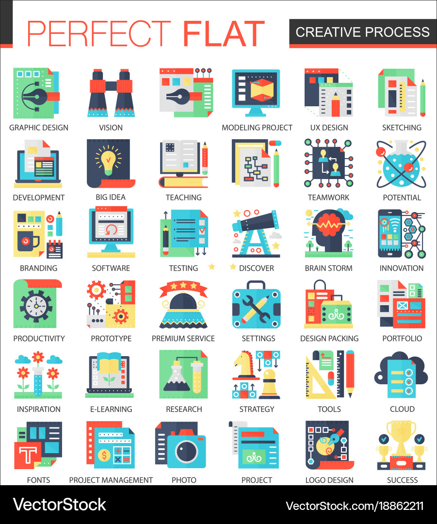Process Flat Icon Vector Images (over 160,000)