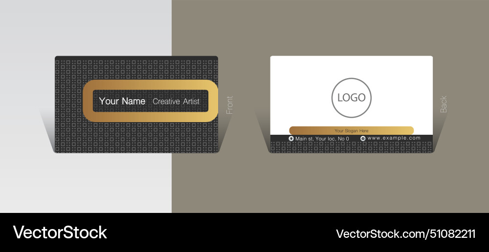 Visit card ideas 57 Royalty Free Vector Image - VectorStock