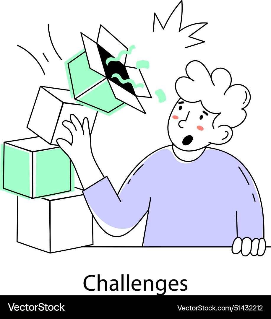 Challenges Royalty Free Vector Image - VectorStock