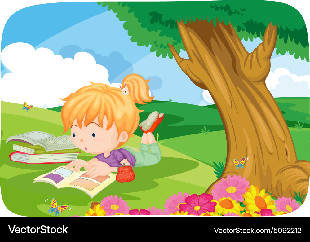 Reading Royalty Free Vector Image - VectorStock