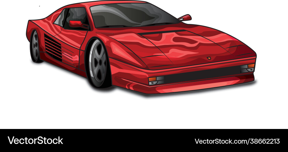 Ferrari Royalty Free Vector Image - VectorStock