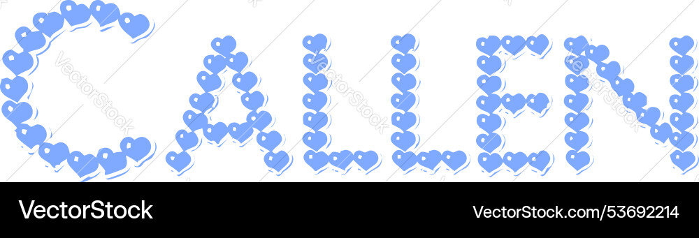 Callen Royalty Free Vector Image - VectorStock