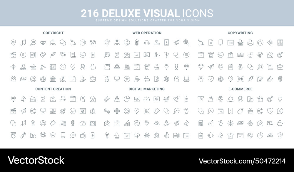 Digital marketing ecommerce and web services Vector Image