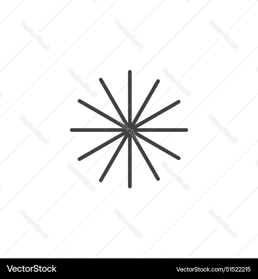 Asterisk icon Royalty Free Vector Image - VectorStock