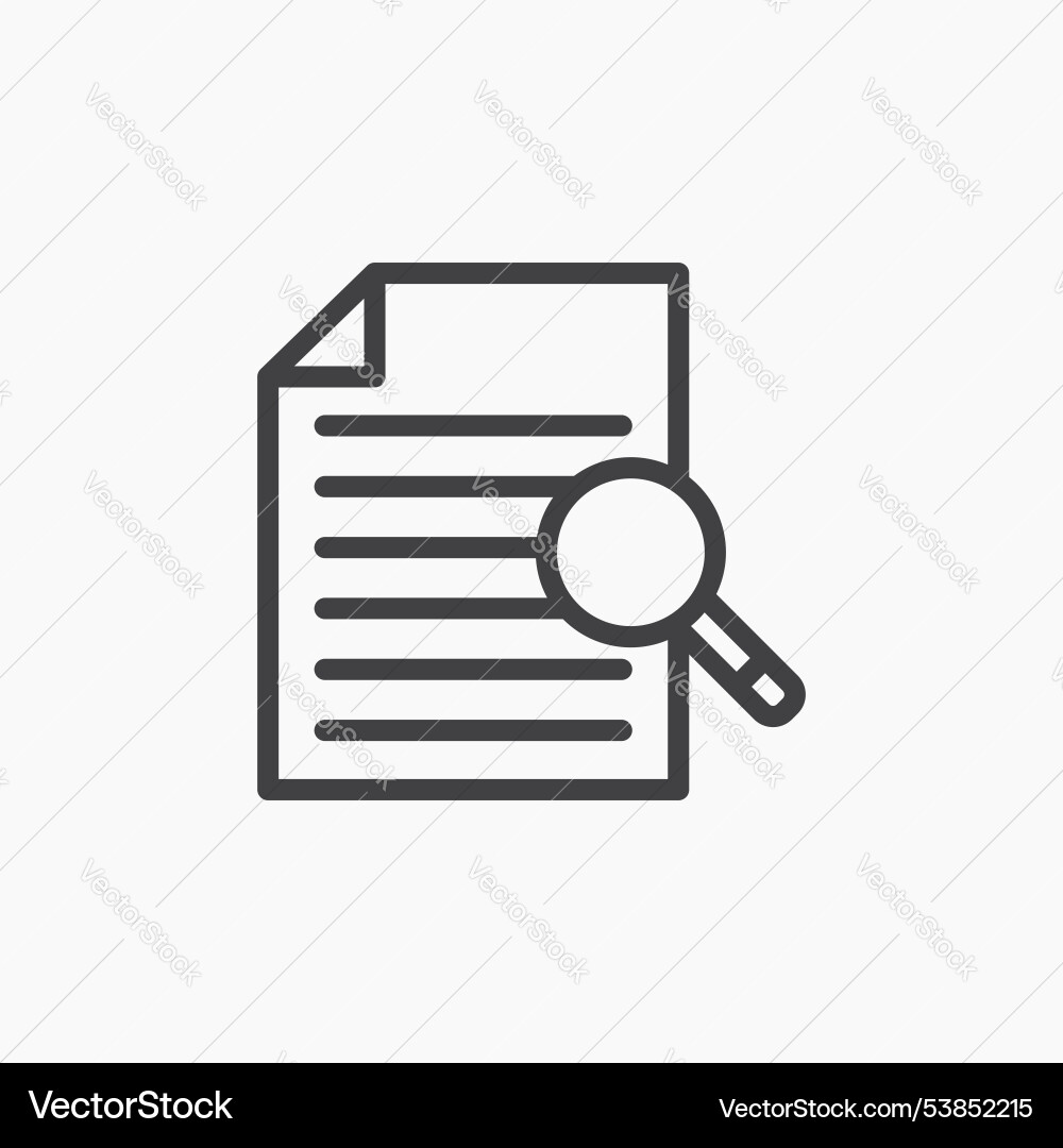 Case study icon set Royalty Free Vector Image - VectorStock