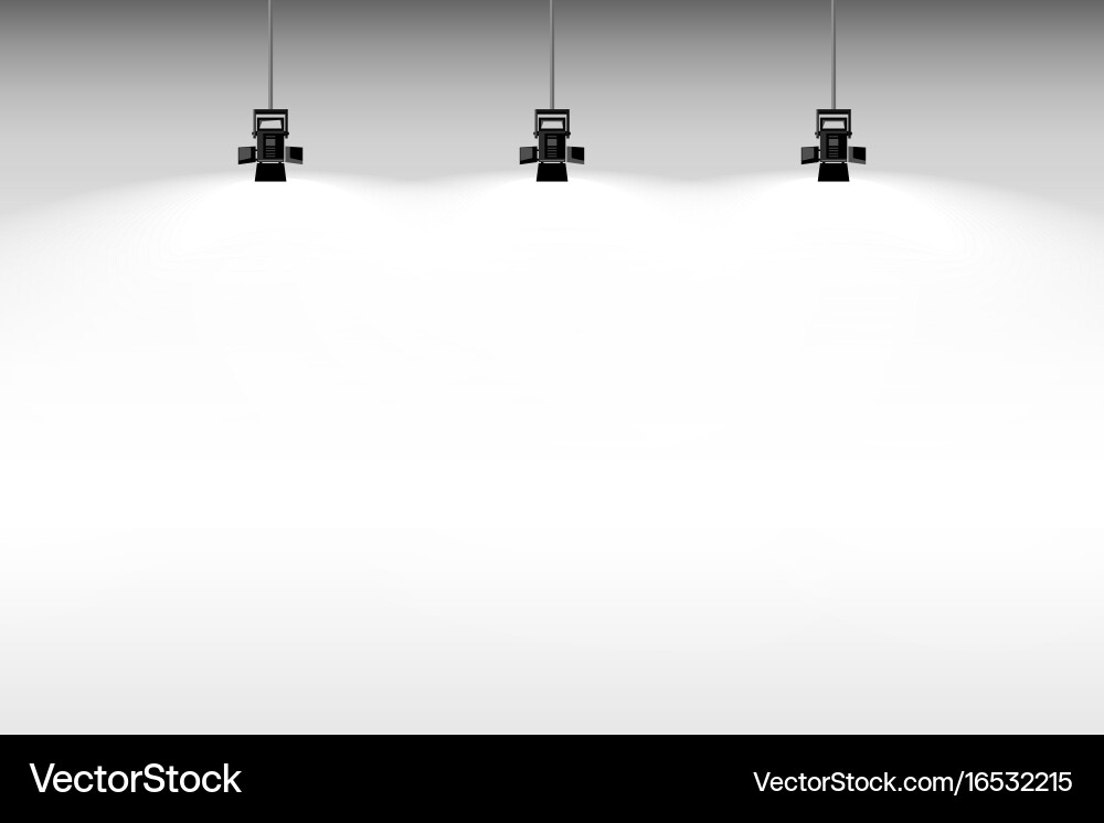 White wall template Royalty Free Vector Image - VectorStock