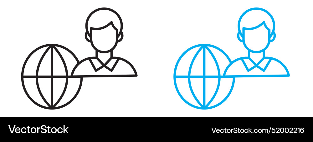 Leadership icon depicting executive management Vector Image