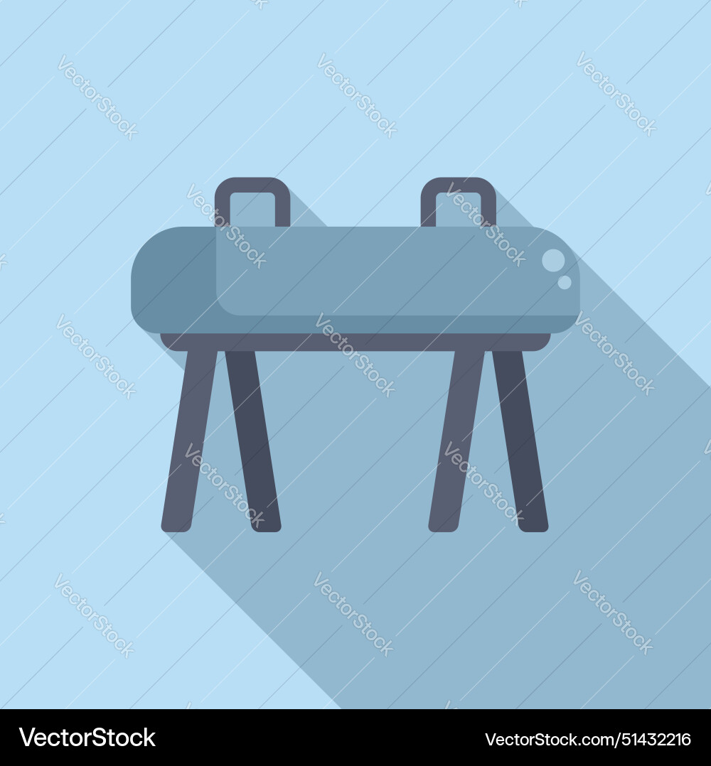 Modern minimalist gymnastics balance beam icon Vector Image