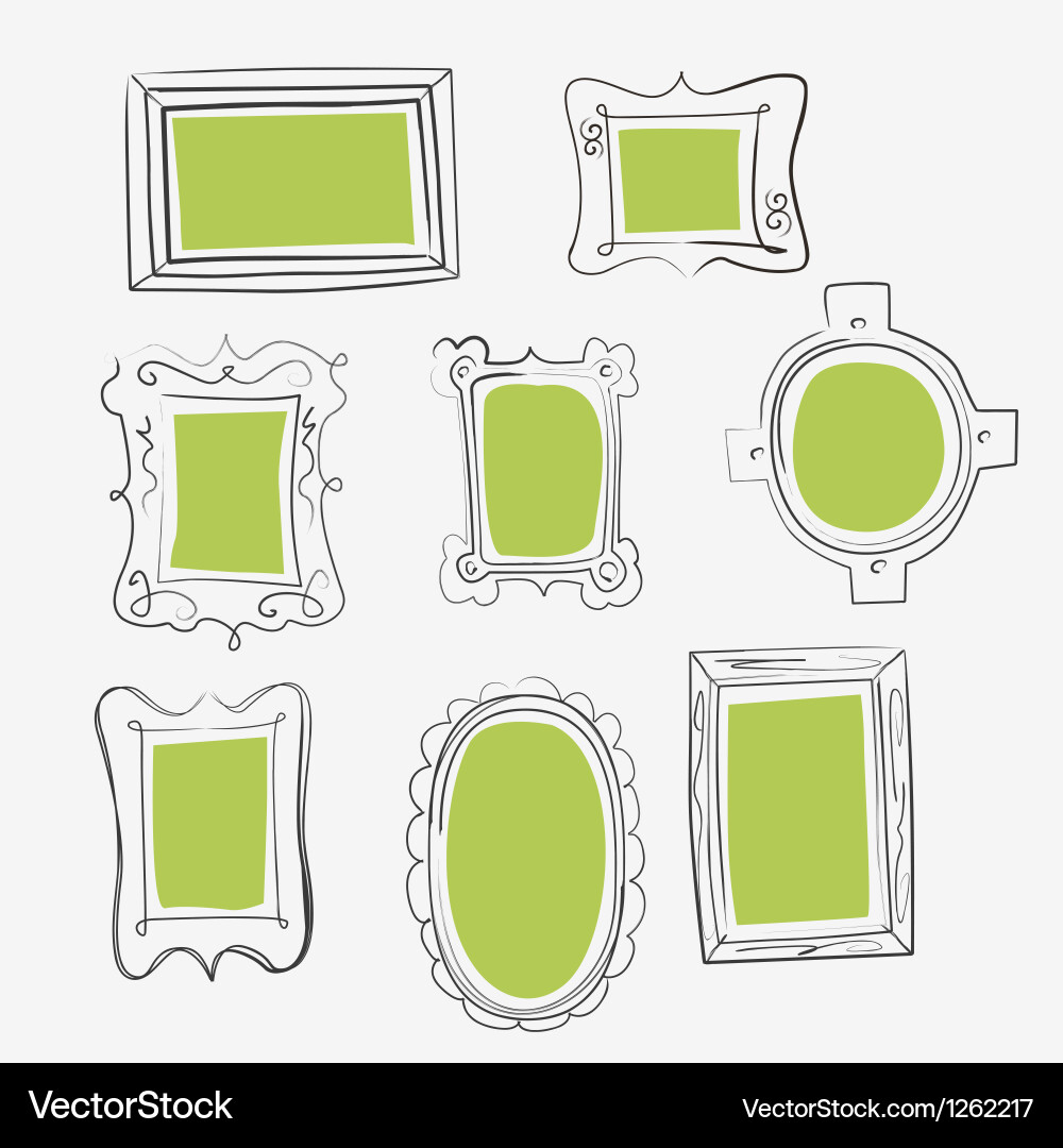 Fun frames Royalty Free Vector Image - VectorStock