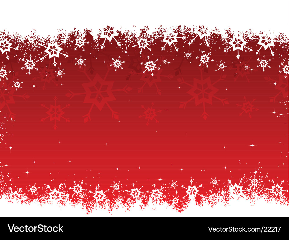 Grunge Snowflakes Winter Banner Royalty Free Vector Image