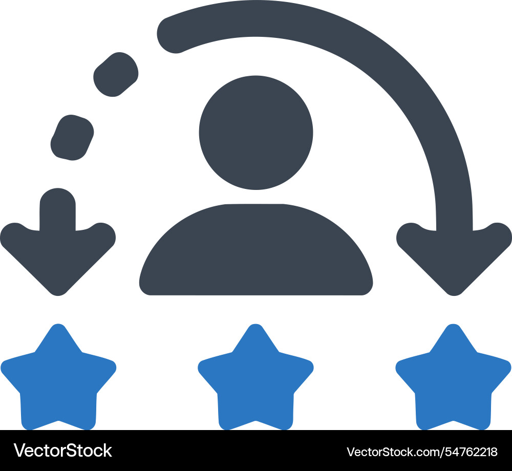 User rating icon Royalty Free Vector Image - VectorStock