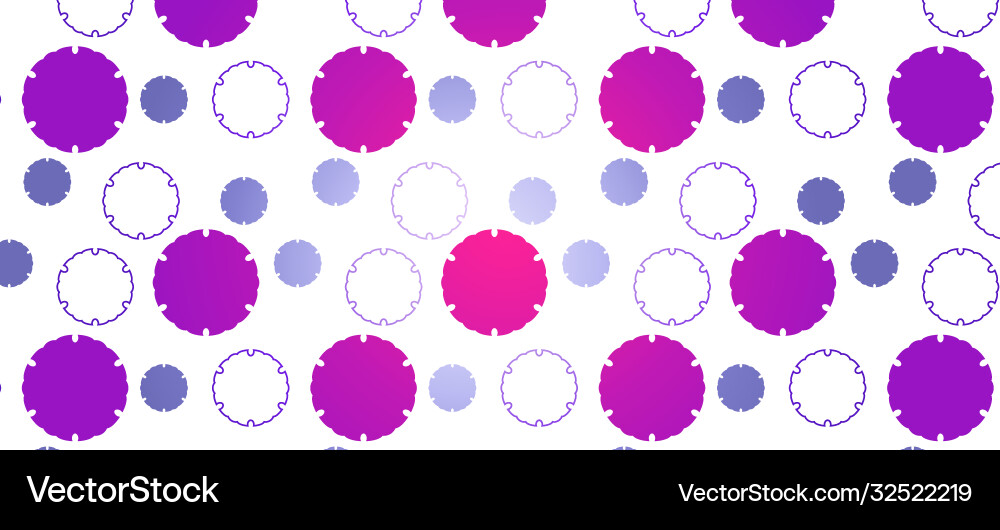 Colorful japanese style snow ring pattern Vector Image