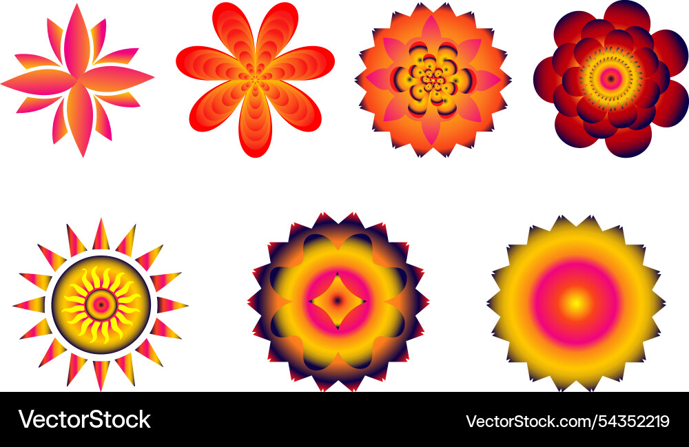 Elegant floral design elements Royalty Free Vector Image