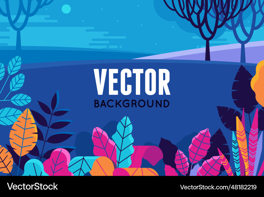 In trendy flat and linear style - background Vector Image