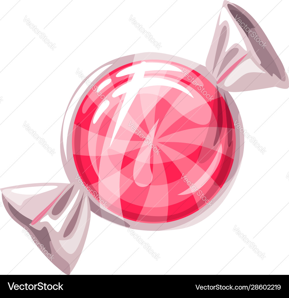Swirled Caramel Sucker Candy Royalty Free Vector Image