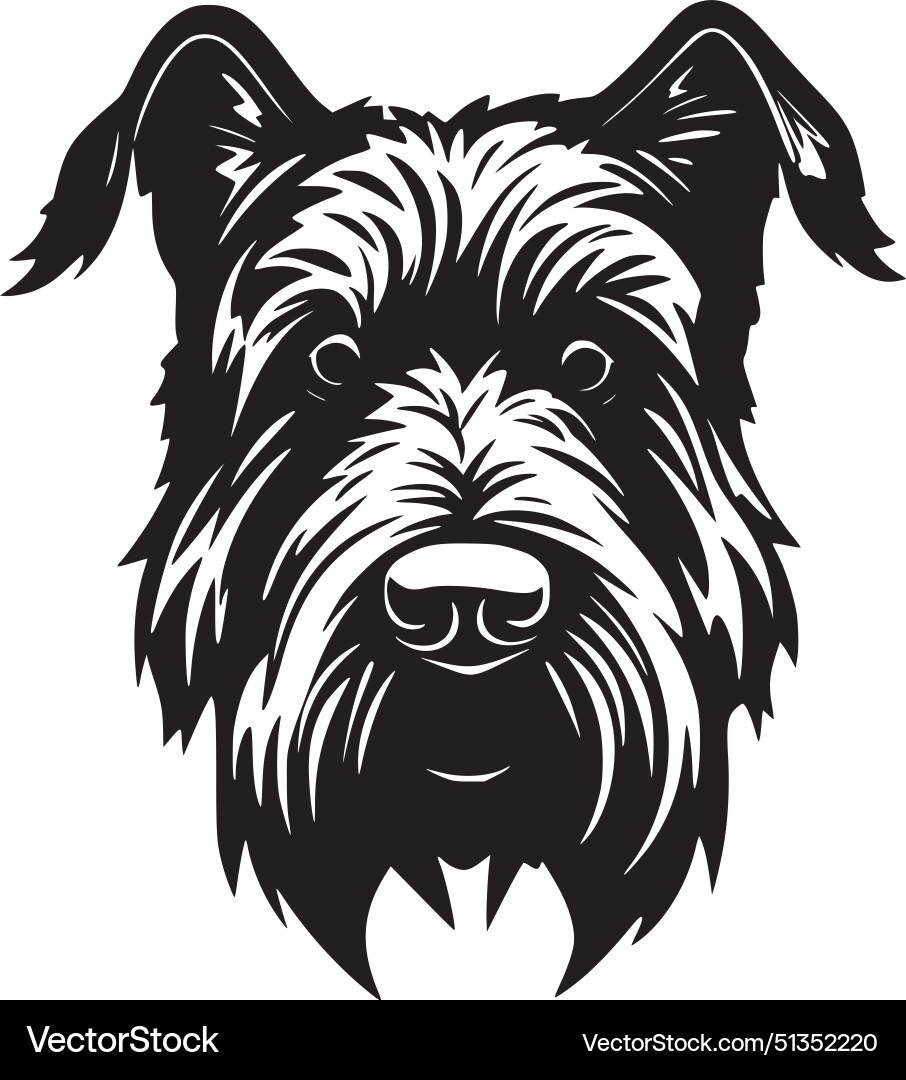 Scottish terrier - minimalist and simple Vector Image