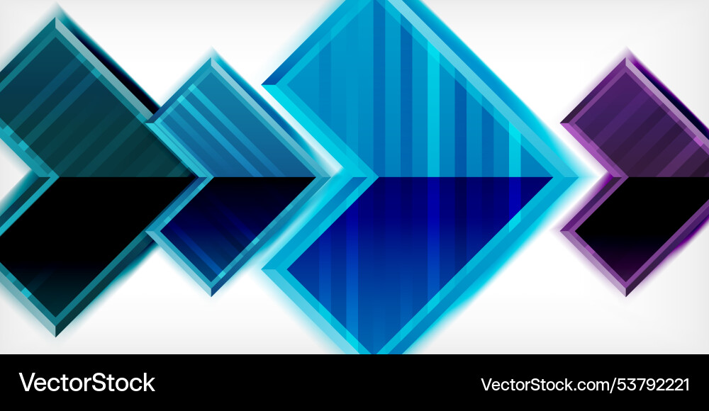 Arrow geometric abstract background Royalty Free Vector