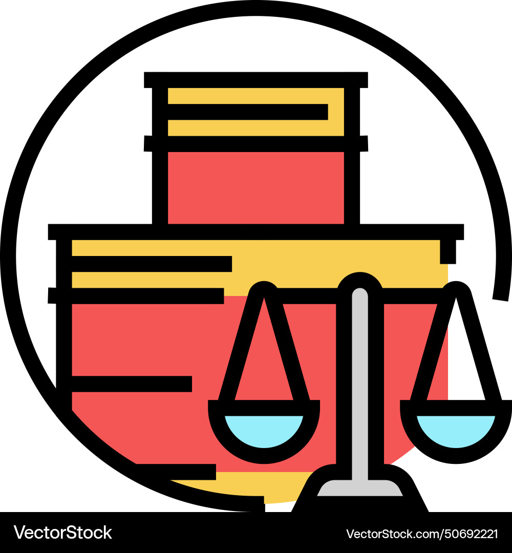 Fossil fuel regulations color icon Royalty Free Vector Image