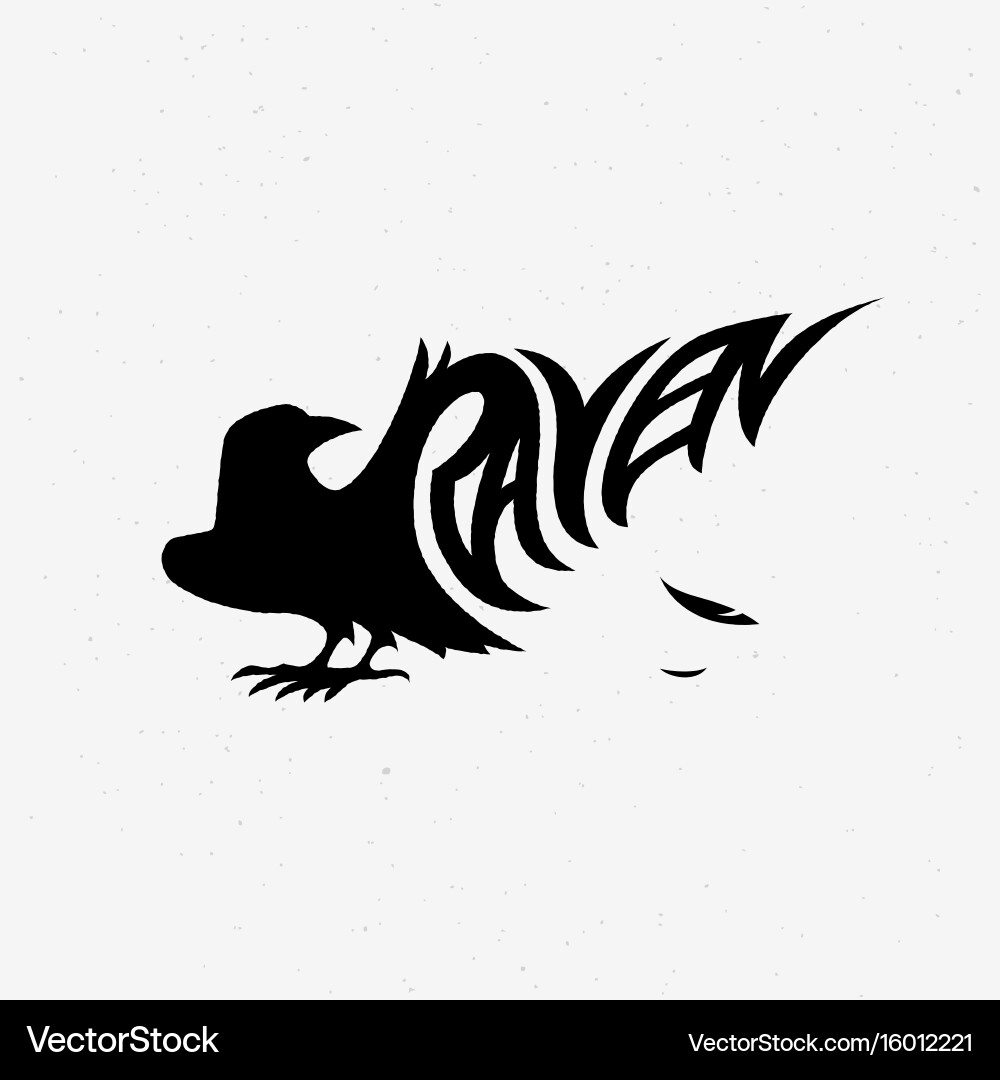 Raven Royalty Free Vector Image - VectorStock