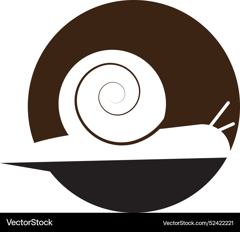 Snail logo template Royalty Free Vector Image - VectorStock