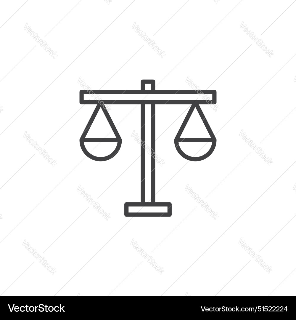 Balance scale icon Royalty Free Vector Image - VectorStock