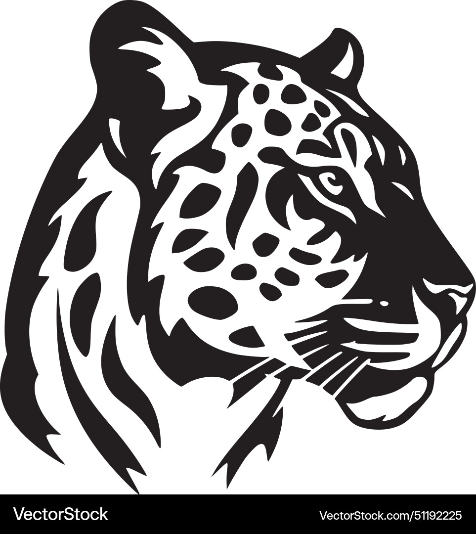 Cheetah - minimalist and simple silhouette Vector Image