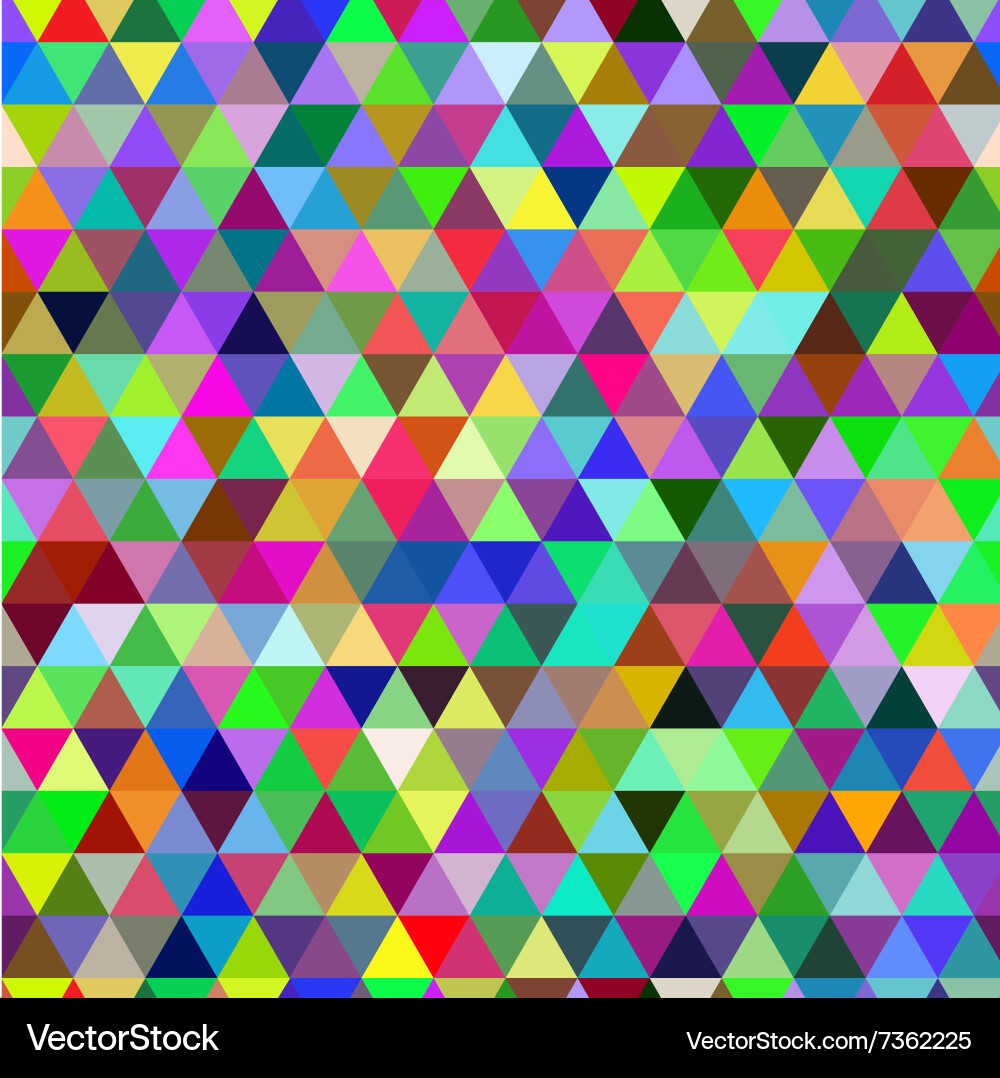 Colorful triangles background Royalty Free Vector Image