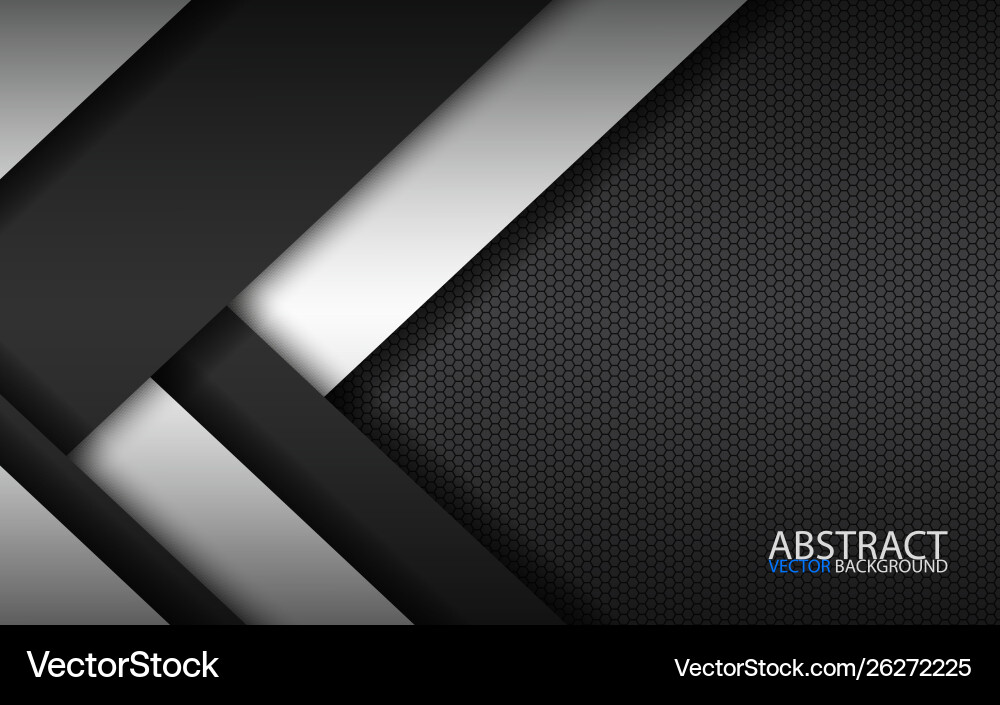 Hexagonal Layered Background Royalty Free Vector Image