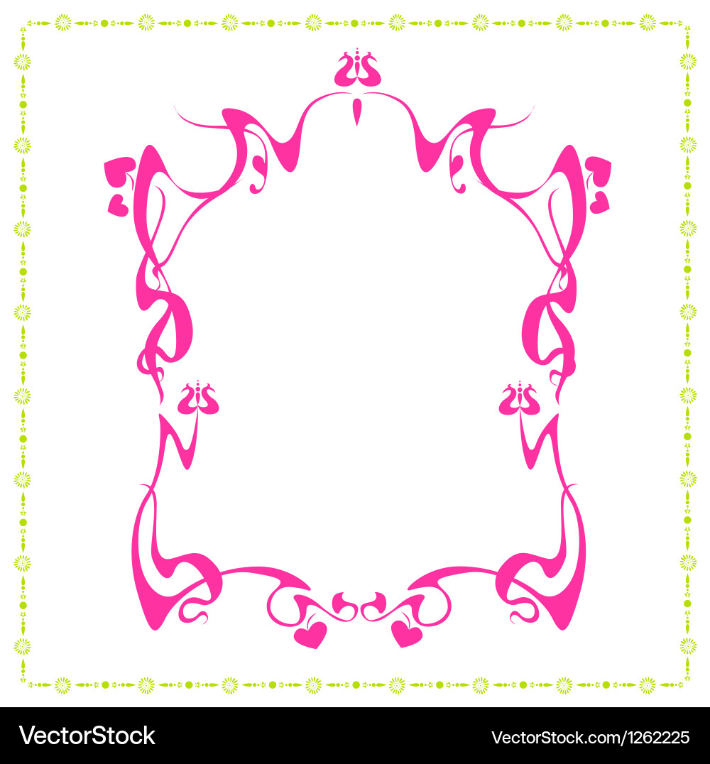 Neo art nouveau designs Royalty Free Vector Image