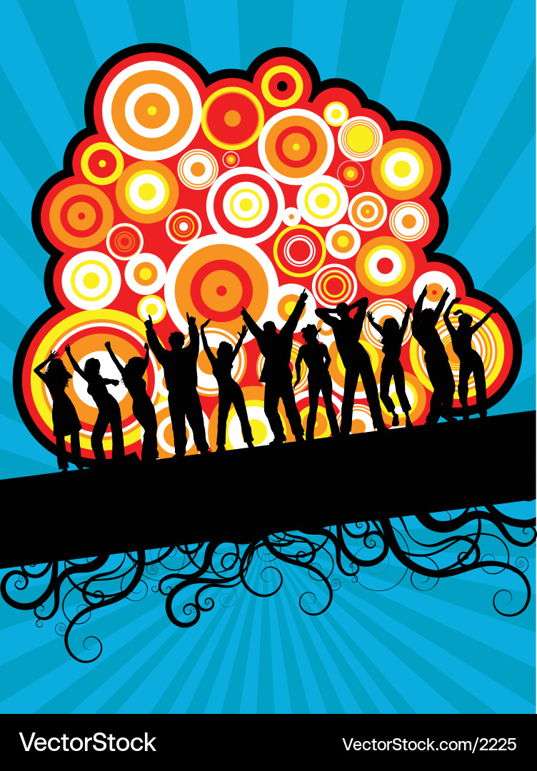 Party time Royalty Free Vector Image - VectorStock