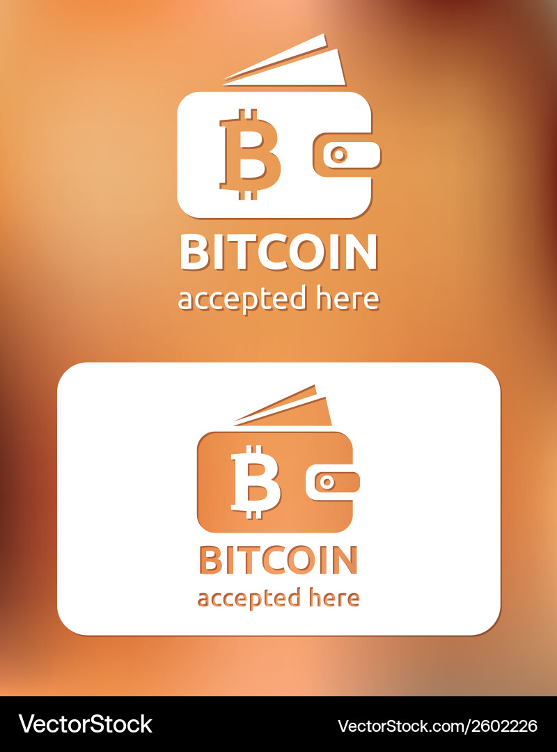 Bitcoin Accepted Here Vector Images (over 120)