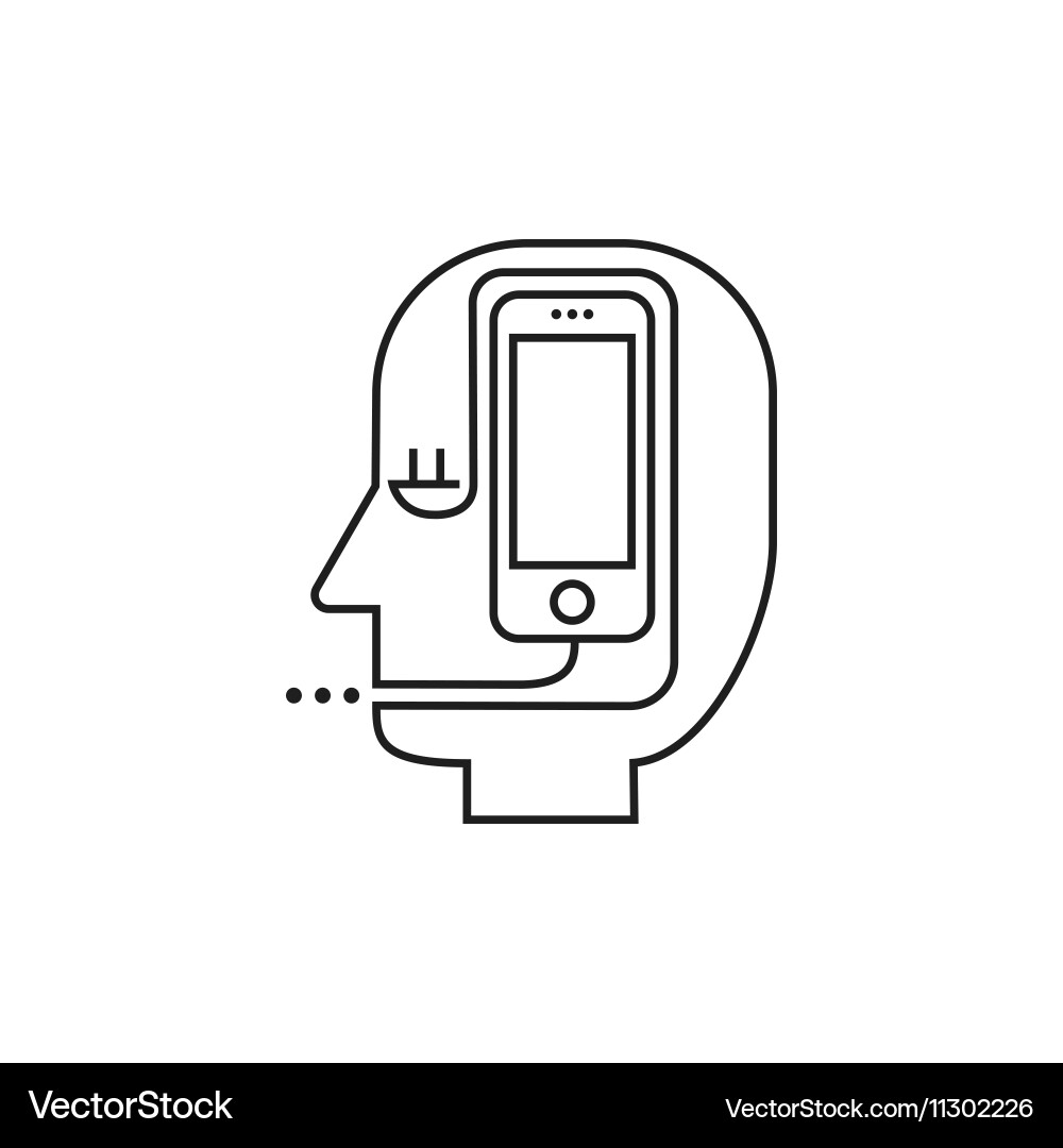 Man smartphone icon Royalty Free Vector Image - VectorStock