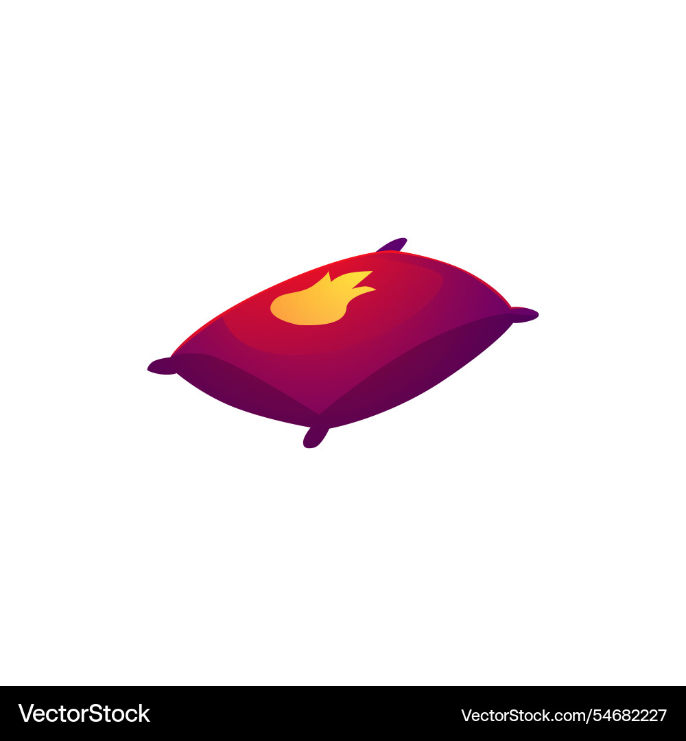 A square pillow (54682227) – Royalty-Free Vector | VectorStock