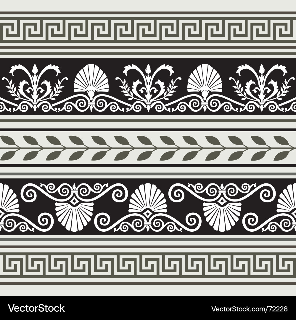 Antique borders Royalty Free Vector Image - VectorStock