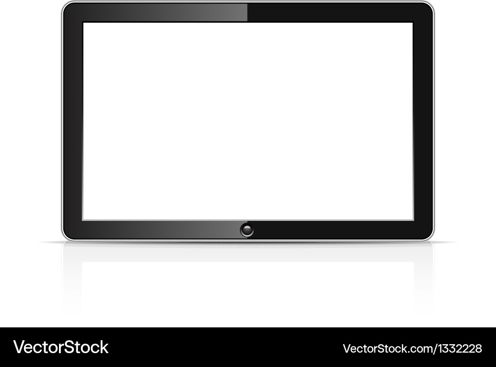 Blank tablet Royalty Free Vector Image - VectorStock