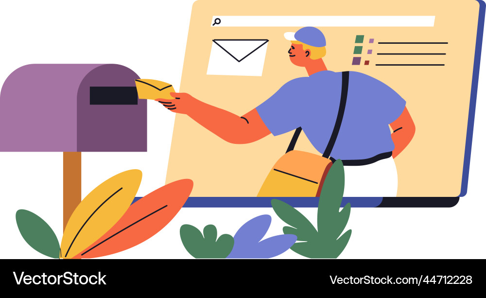 Delivery of mail email letter online communication