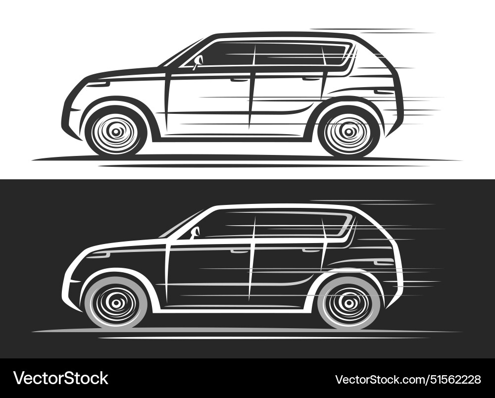 Logo for suv car Royalty Free Vector Image - VectorStock