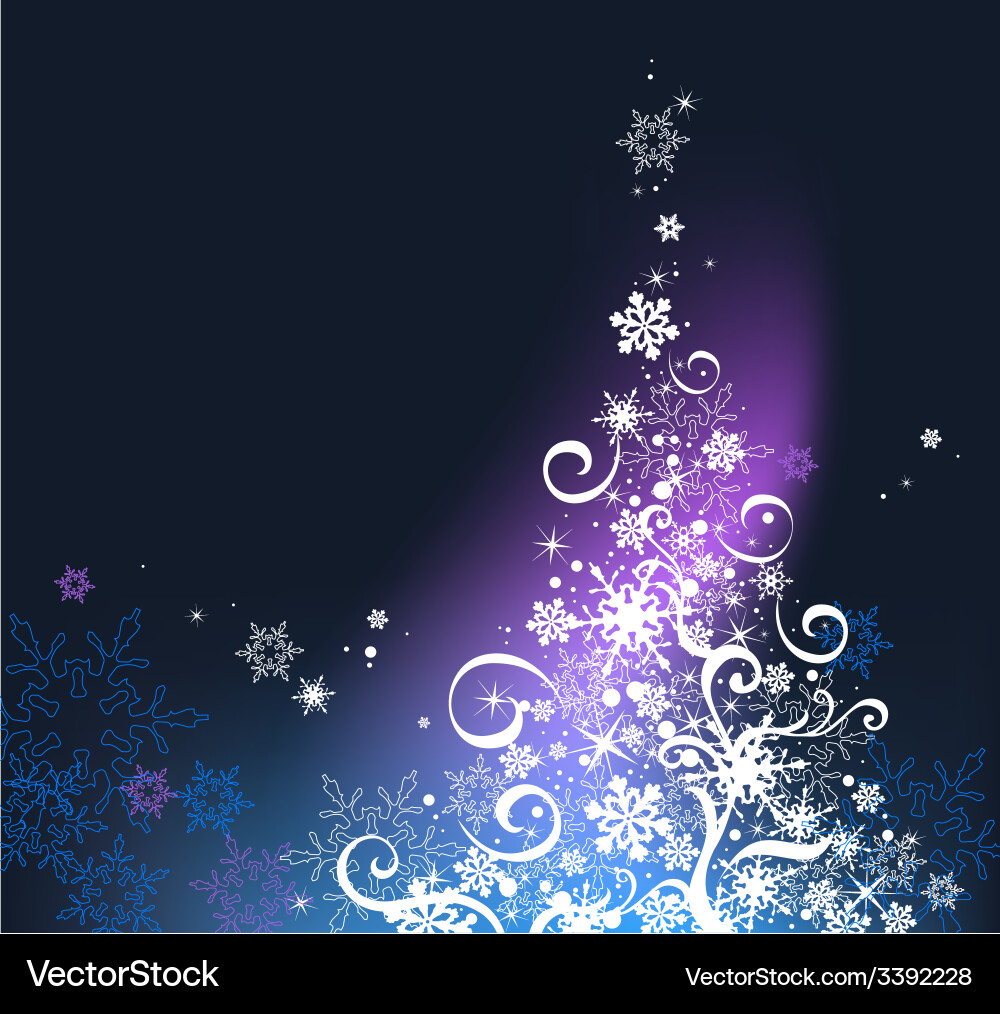 Modern christmas tree Royalty Free Vector Image