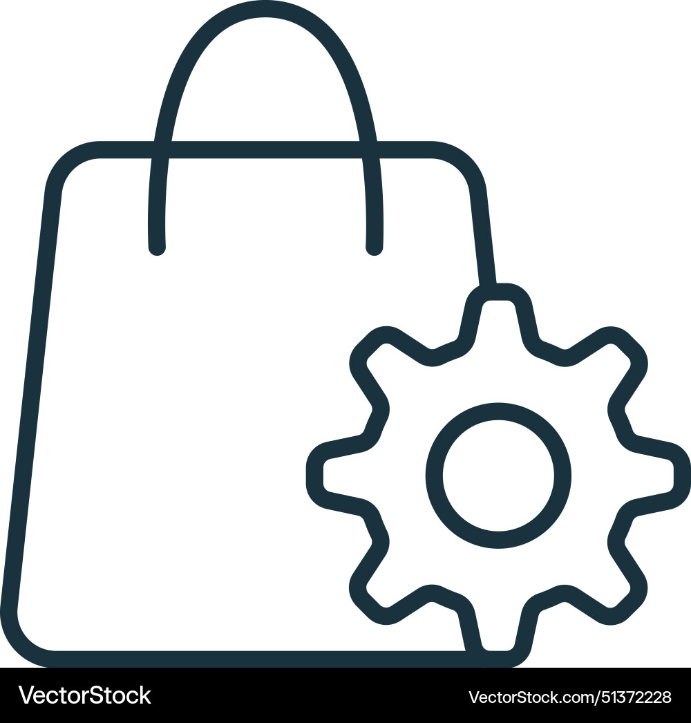Order management icon monochrome simple virtual Vector Image Order management icon monochrome simple virtual Vector Image