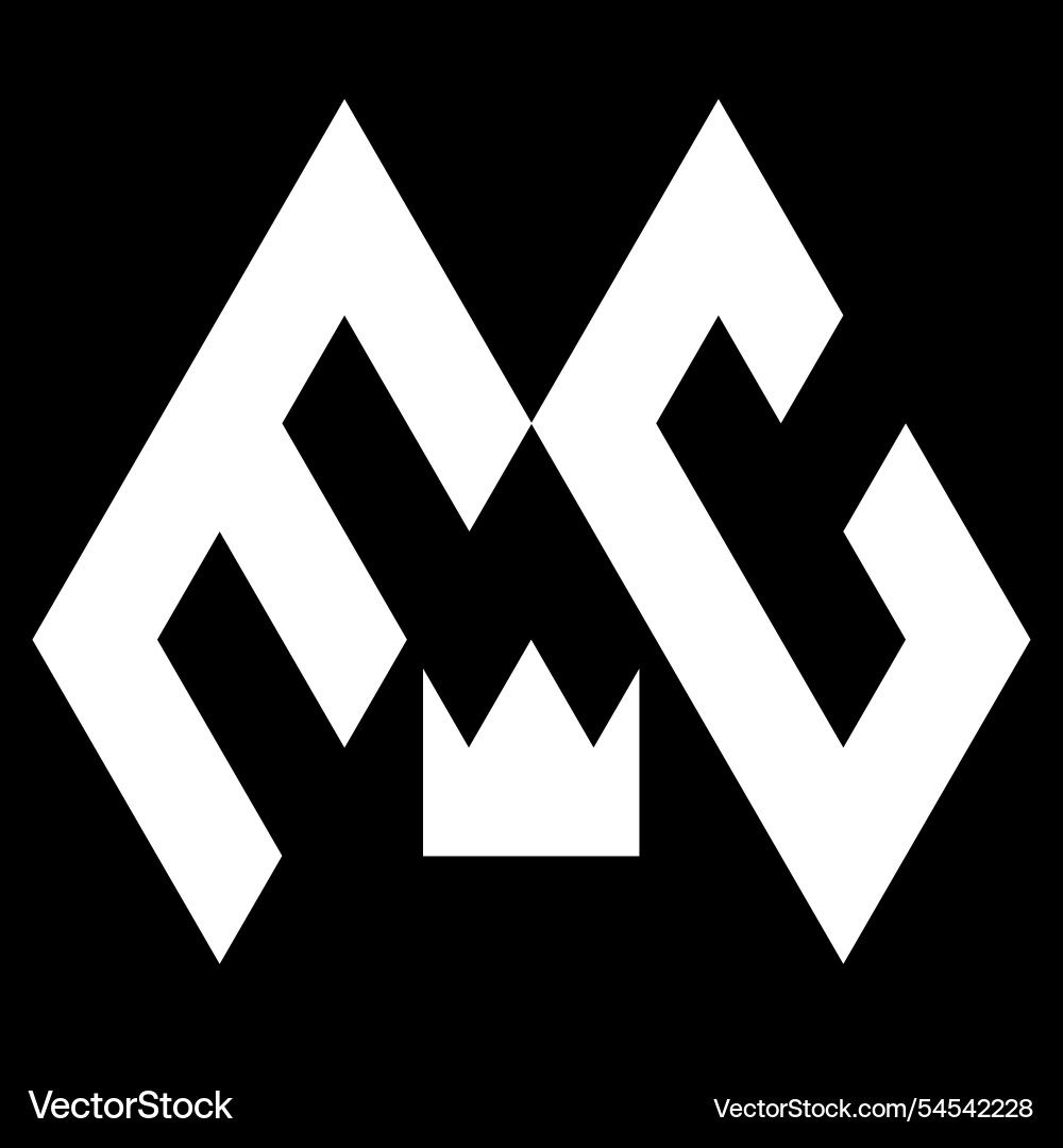 Stylish ec initial letter logo with clean Vector Image